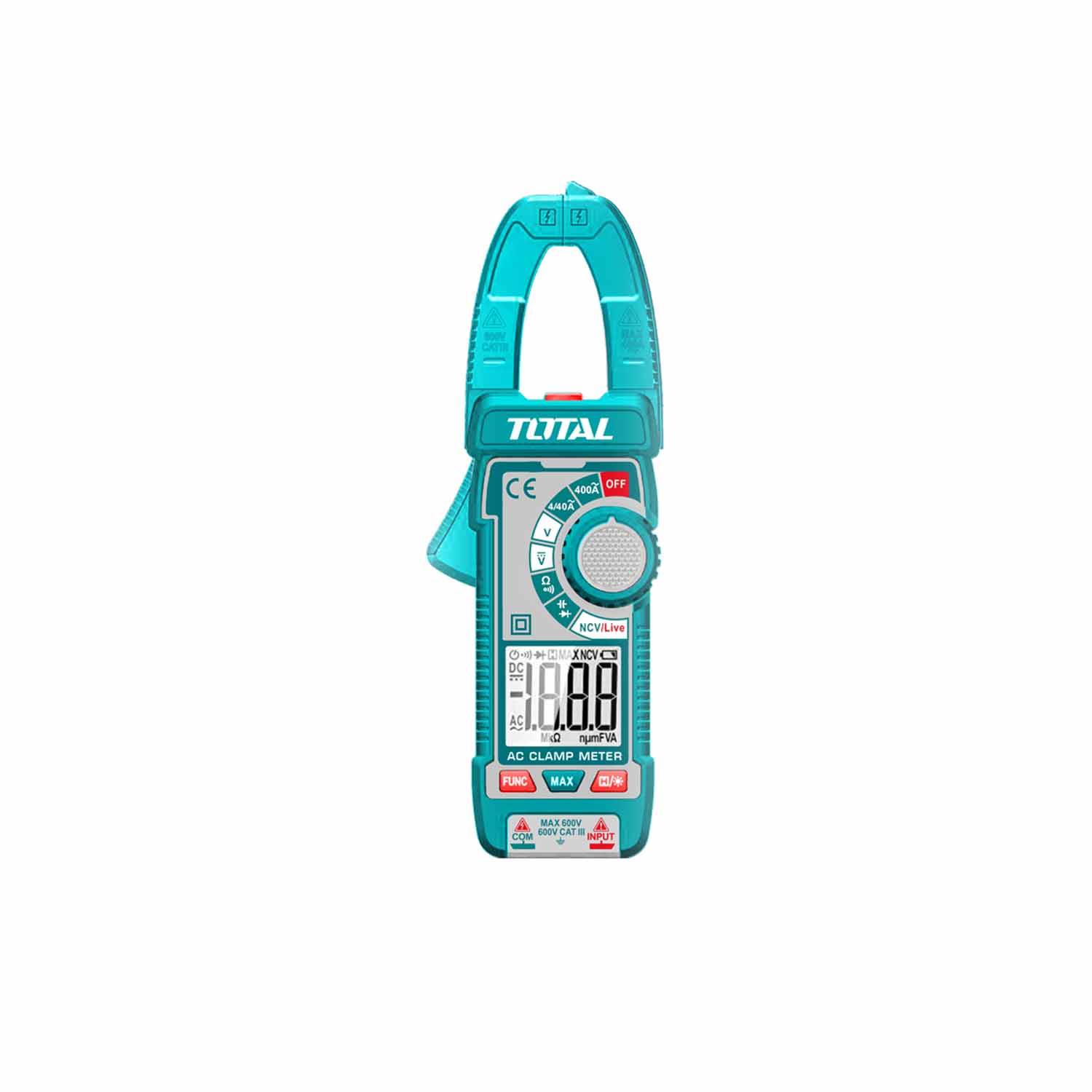 UAC | TOTAL DIGITAL AC CLAMP METER 400AMP R - TMT762001